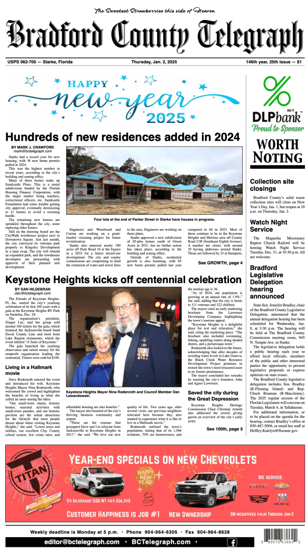 Telegraph-Times-Monitor for Jan. 2, 2025 – BC Telegraph